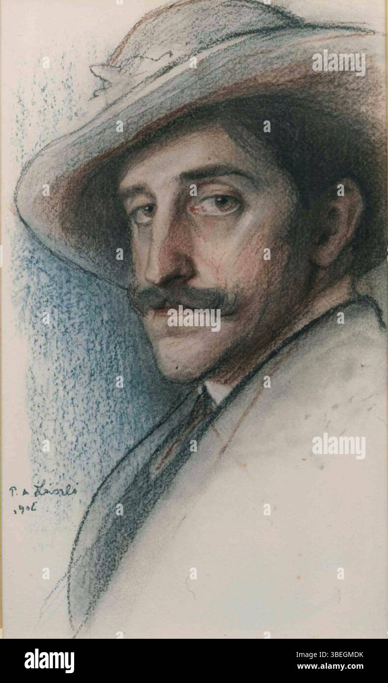Portrait of Louis Clarke painted in 1906 by Philip de László, featuring ...