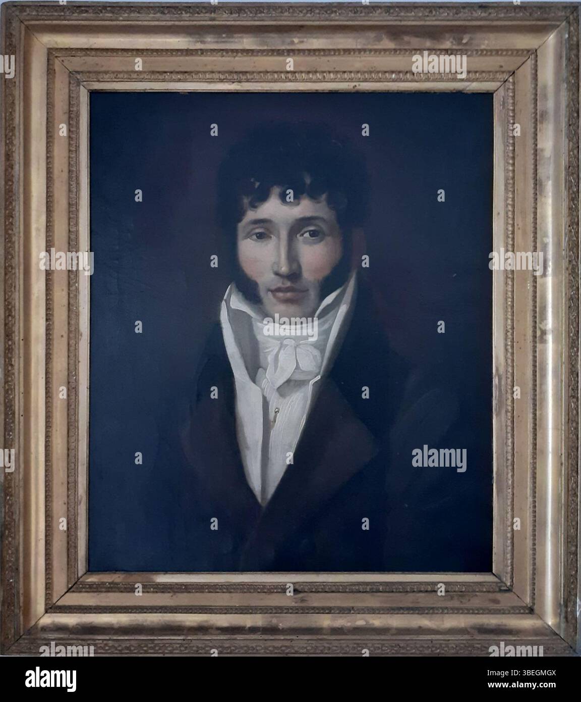 A portrait of Narcisse Tilman, a banker from Tournai (1775–1851). The ...