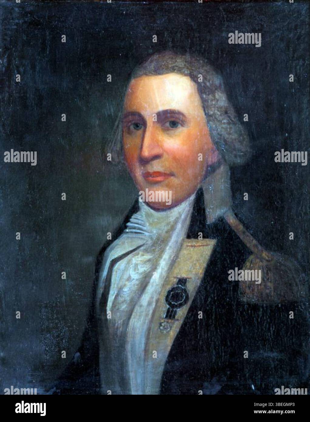 This portrait depicts General Frederick Frelinghuysen (1753-1804), a ...