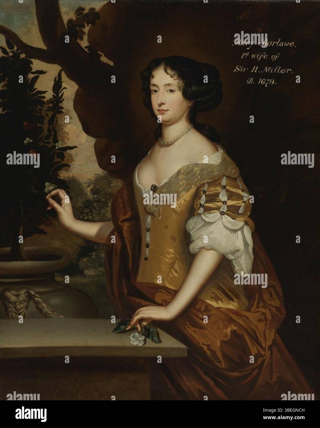 This 17th-century oil painting, attributed to a follower of John ...