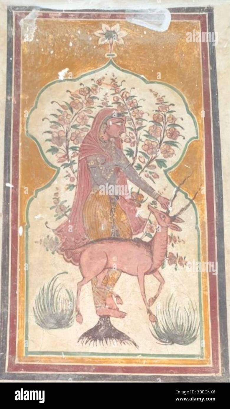 This fresco from Gurdwara Bhumman Shah in Depalpur, Okara, Punjab ...