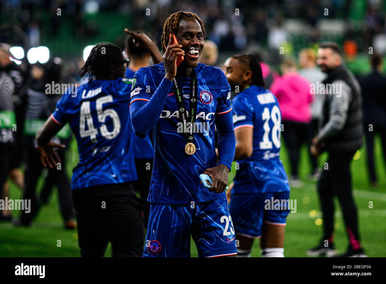 WROCLAW, POLAND - 28 MAY, 2025: Trevoh Chalobah - The final match UEFA ...