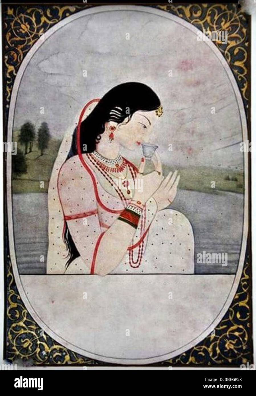 This 19th-century portrait painting shows Rani Gaddan, also known as ...