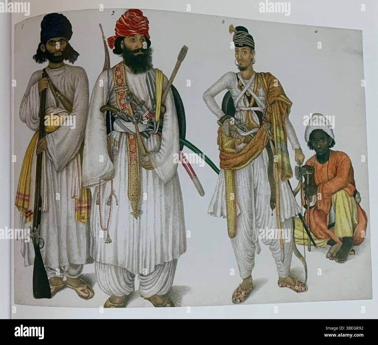 This 1816 watercolor painting by Ghulam Ali Khan, part of the Fraser ...