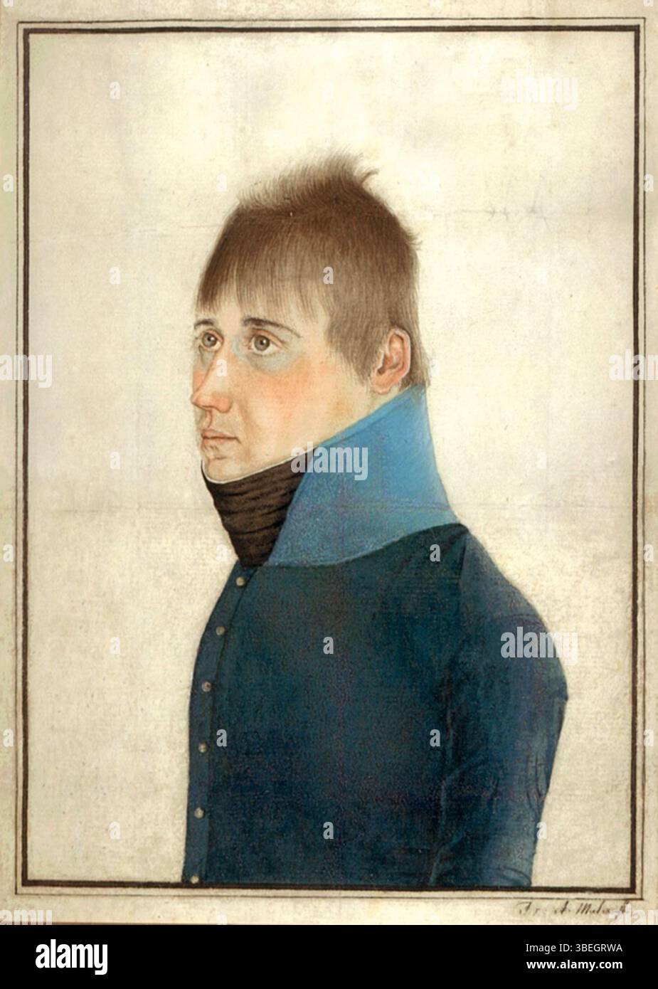 The portrait by Antoni Malczewski, dating between 1810 and 1826 ...