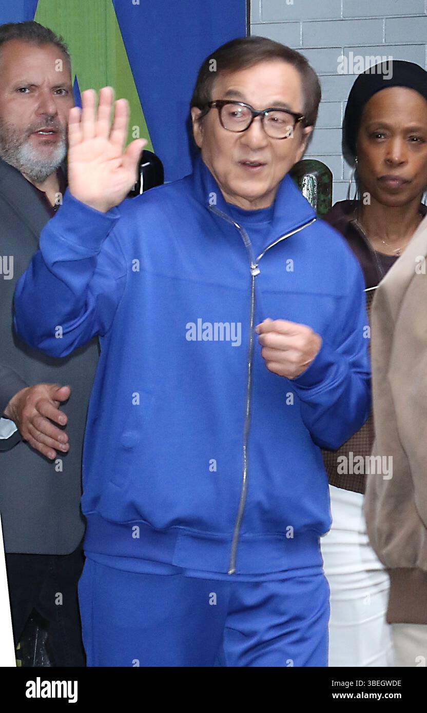 New York, NY May 28, 2025:Jackie Chan on Good Morning America to talk ...