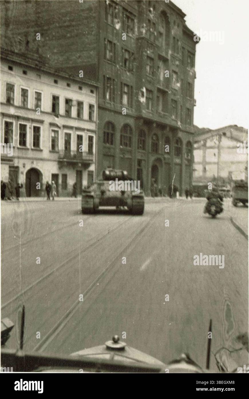 A photograph taken in July 1941 in Lwów (now Lviv, Ukraine) shows a ...