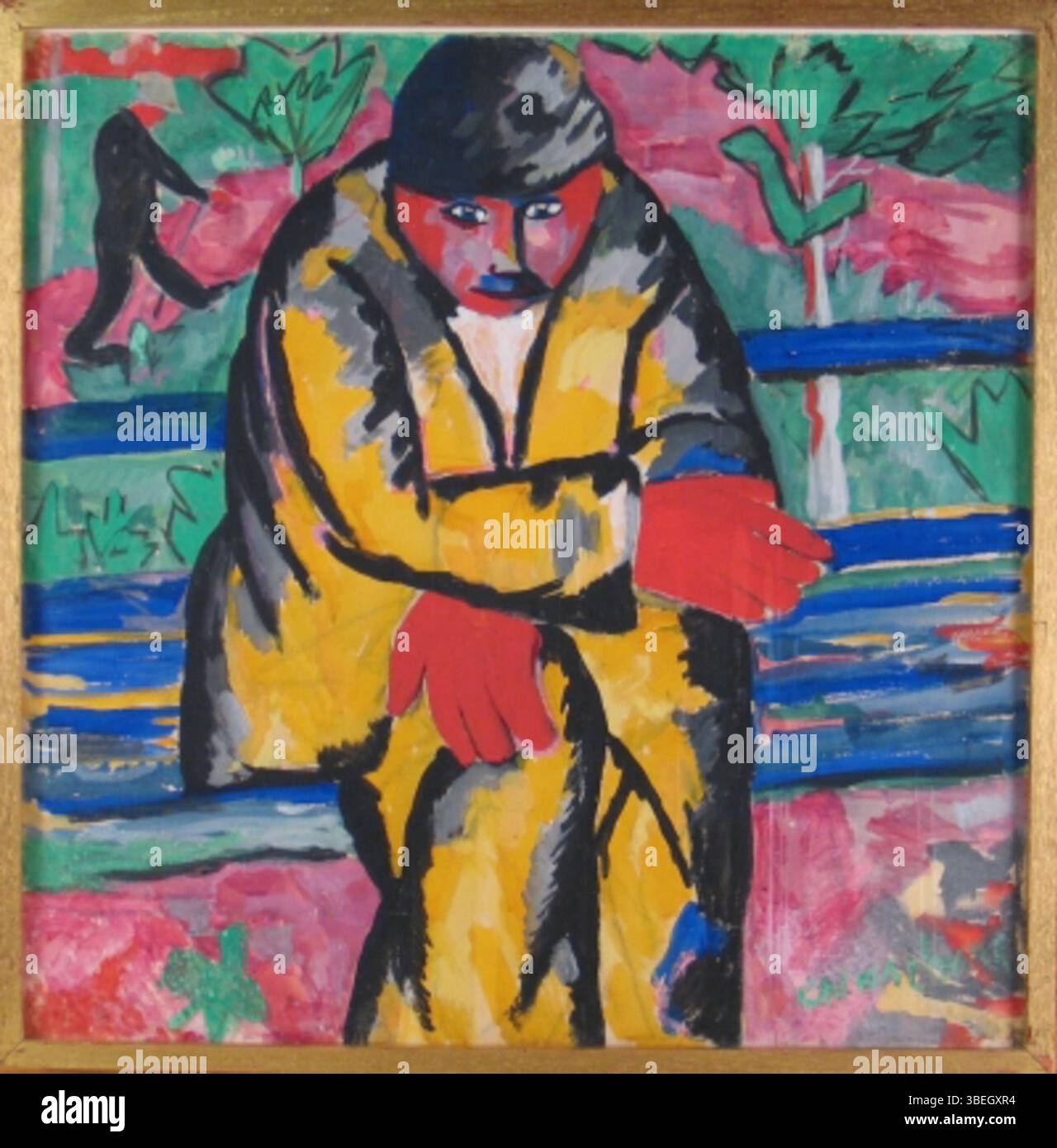 Kazimir Malevich's 1911 gouache, 'On the Boulevard', showcases the ...
