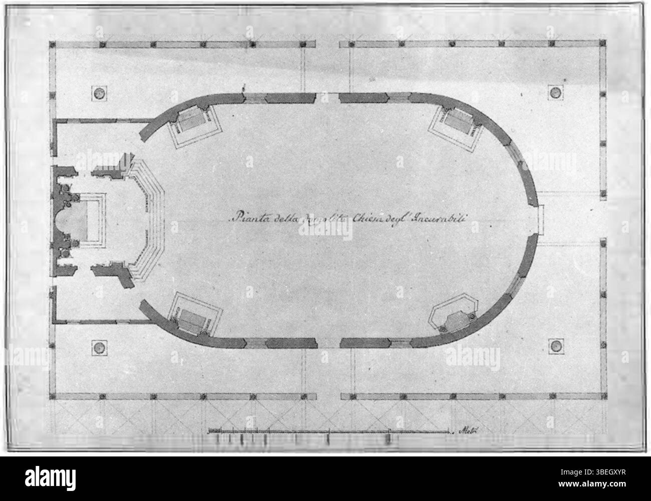 This 19th-century drawing by Francesco Wcowich-Lazzari depicts the ...