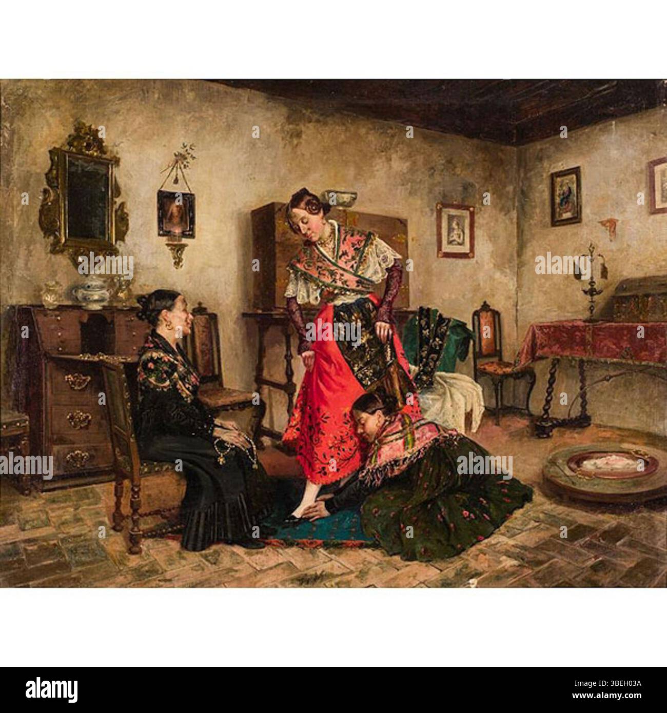 Vidal González Arenal's 'Vista charra' (Charro View), painted in 1925 ...