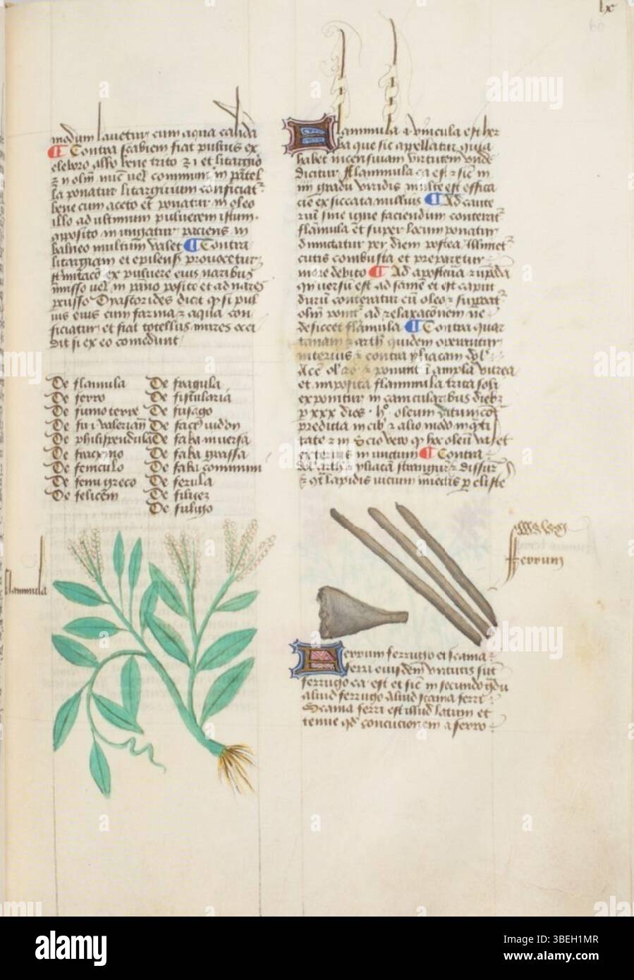 The manuscript Estense alfa.l.09.28, f.060r from 1458 is a part of the ...