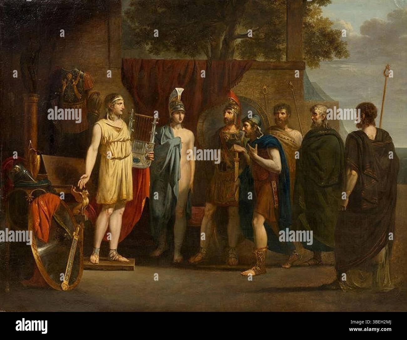 This painting by Guillaume Descamps, titled *Ambassadeurs envoyés par ...