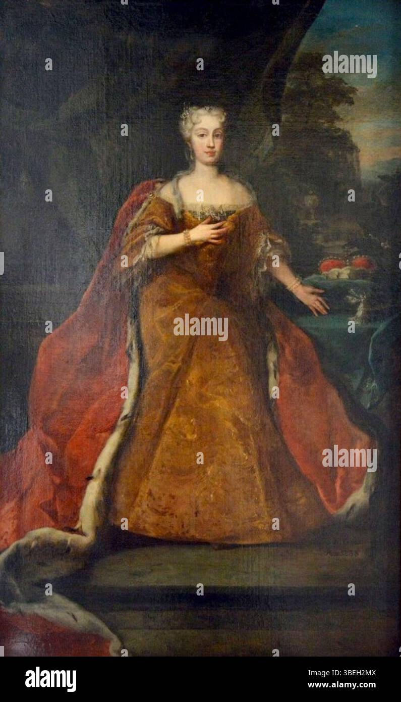 This 1735 portrait by Christian Philipp van Bentum portrays Archduchess ...