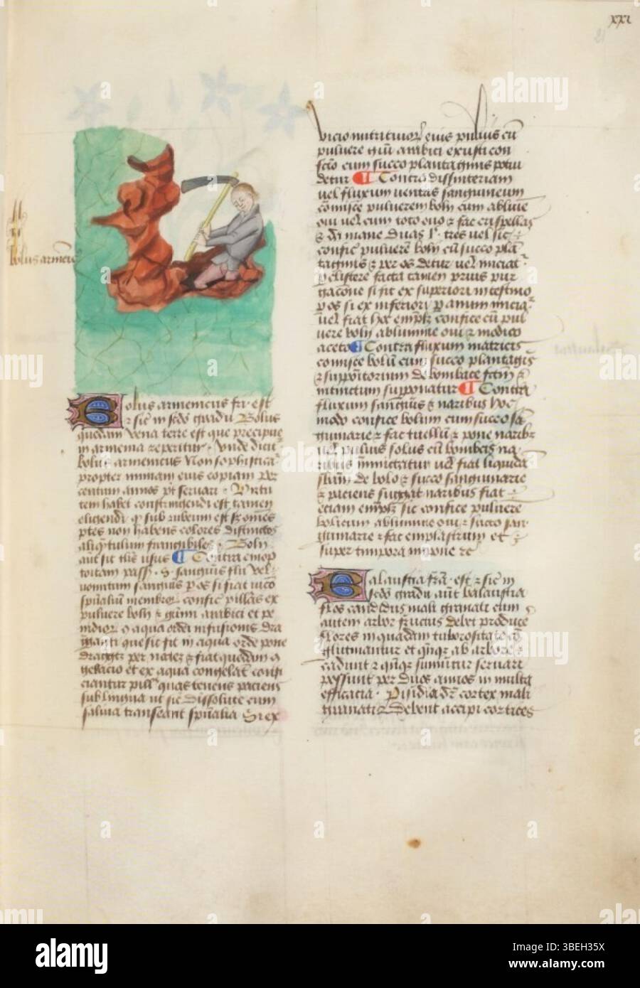 Page f.021r from the Estense manuscript alfa.l.09.28, dated 1458. This ...