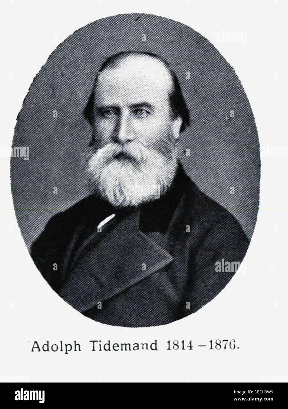 This piece by Hans Ødegaard shows Adolph Tidemand (1814-1876), a renowned Norwegian painter ...