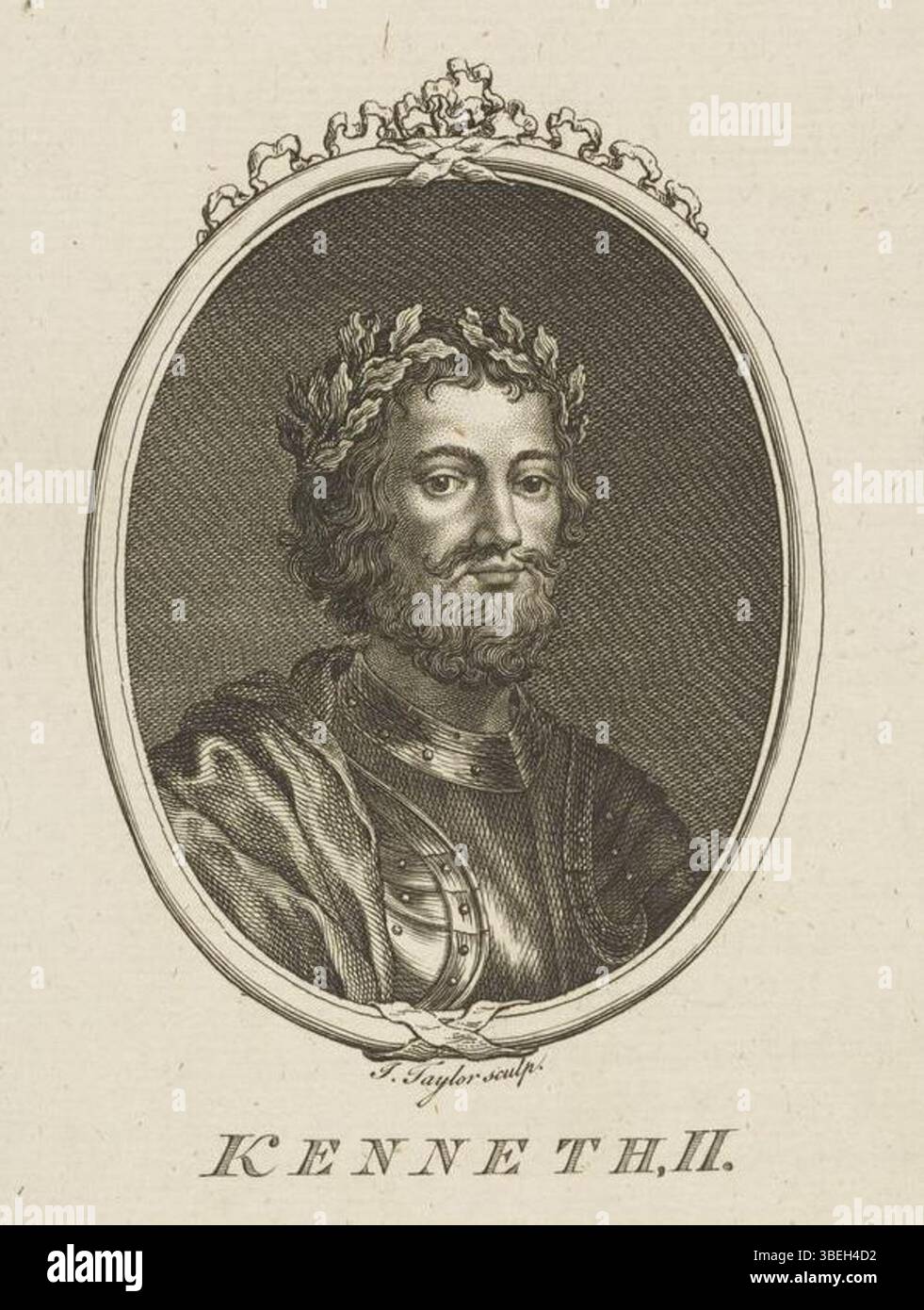 This portrait of Kenneth II, King of Scotland, was created in the mid to late 19th century ...