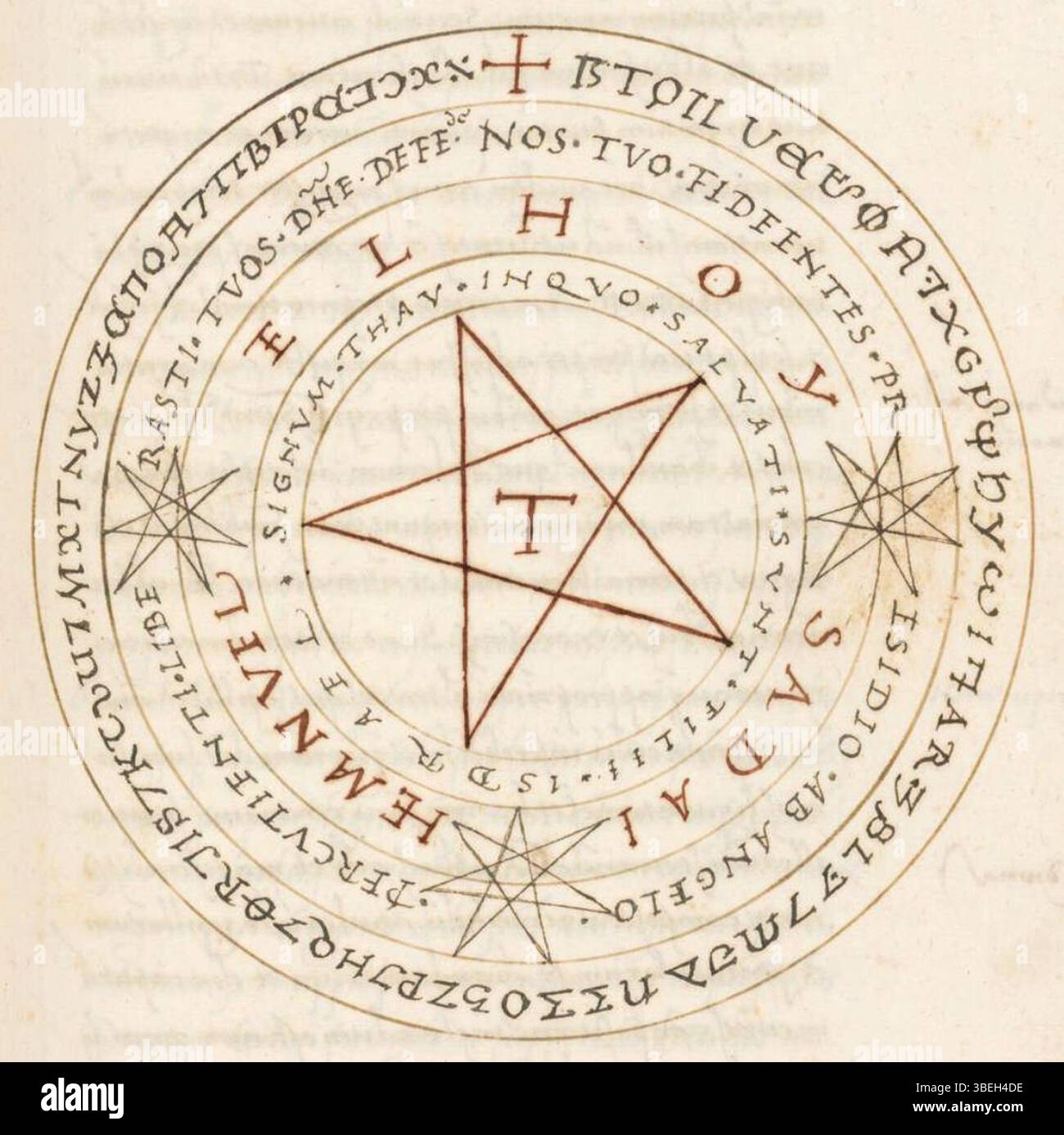 Illustration of the Sigillum Dei by Giorgio Anselmi, appearing in folio ...
