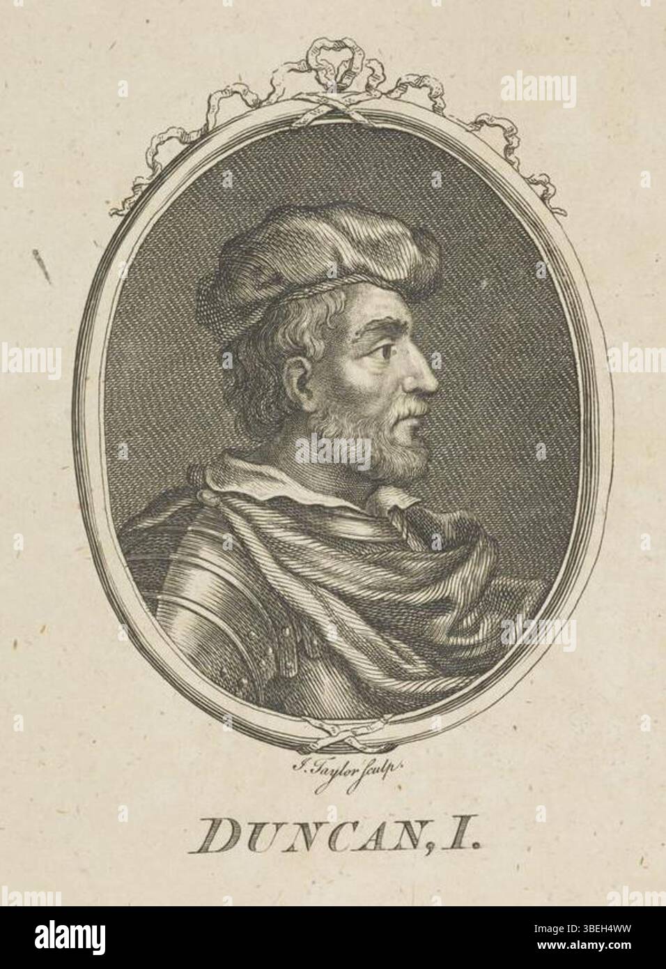 Duncan I, King of Scotland, was portrayed by Isaac Taylor in the mid ...