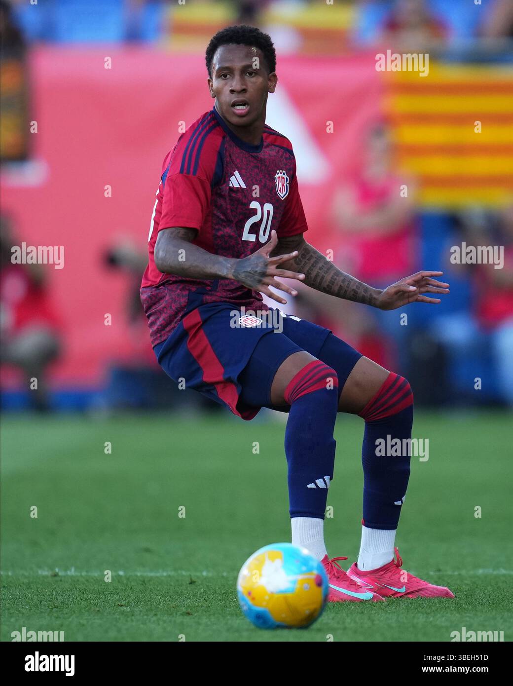 Barcelona, Spain. 28th May, 2025. Josimar Alcocer of Costa Rica during ...