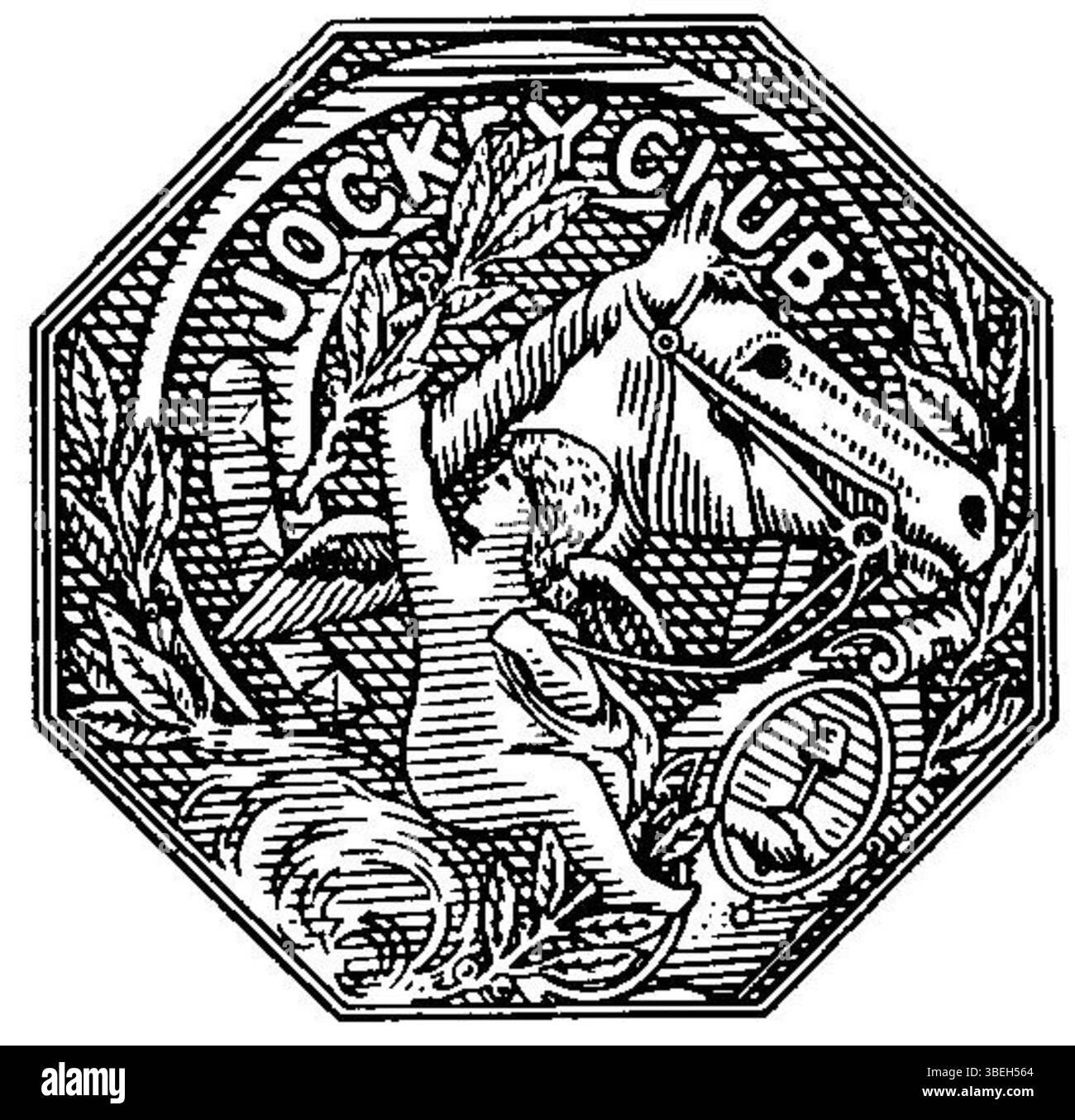 The official logo of the Jockey Club de Buenos Aires, created in 1882 ...