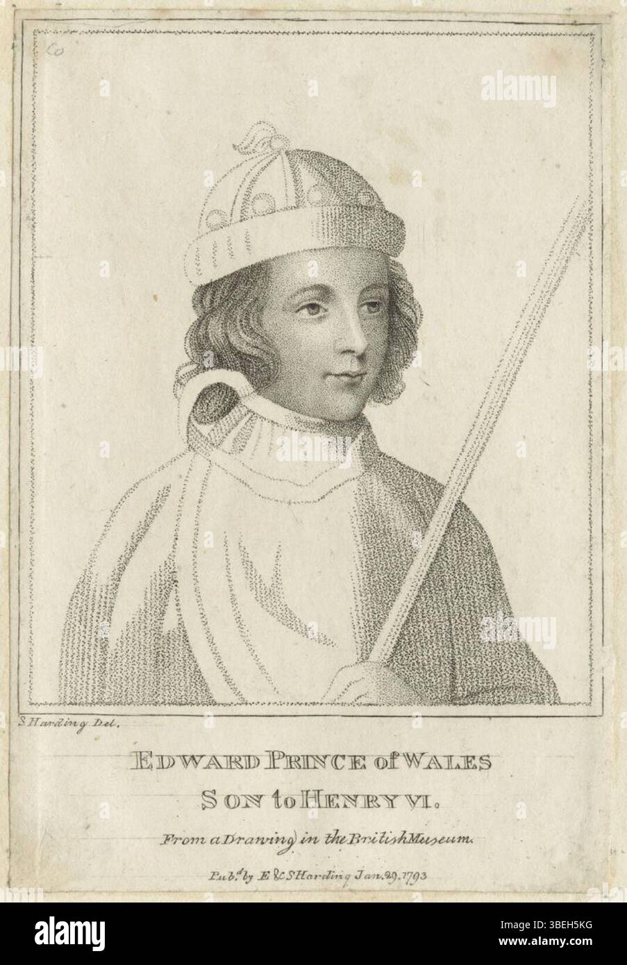 This portrait of Edward of Westminster, Prince of Wales, was created by ...