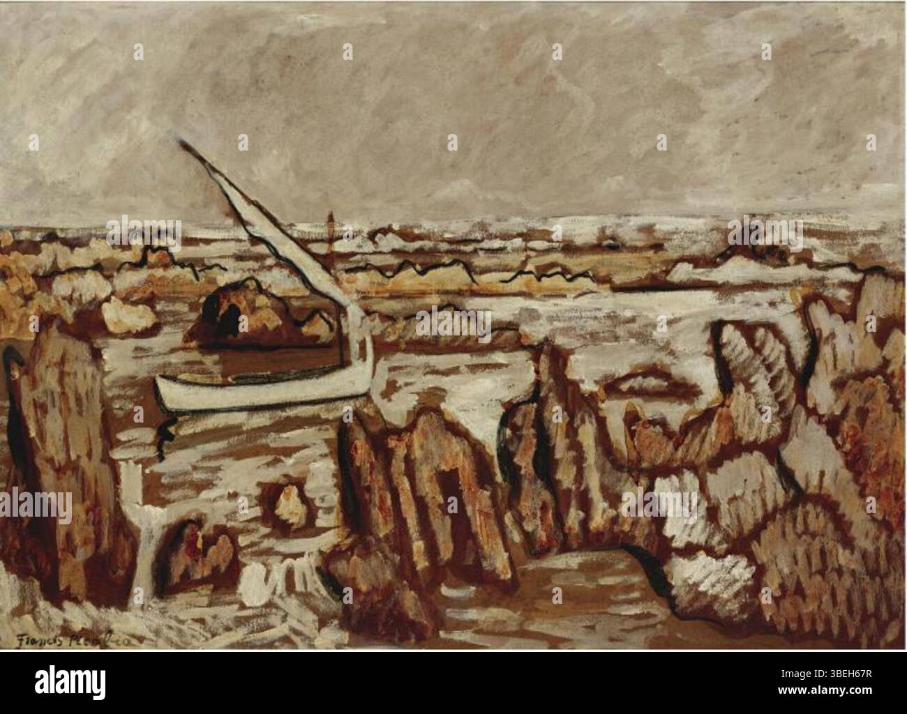 *Marine* by Francis Picabia is a maritime painting that captures the ...