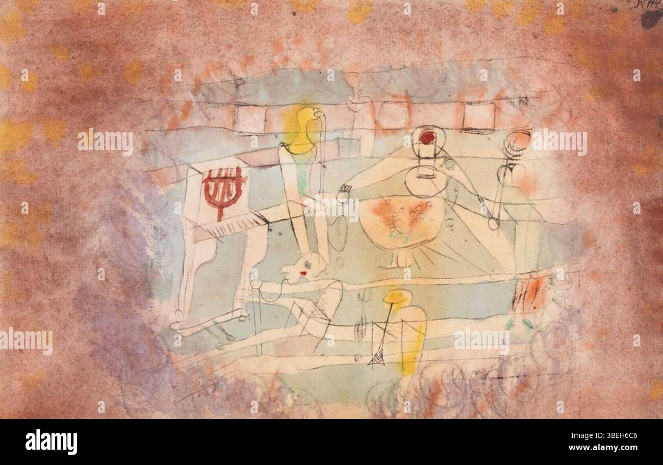 This artwork by Paul Klee, created in 1920, captures his unique ...