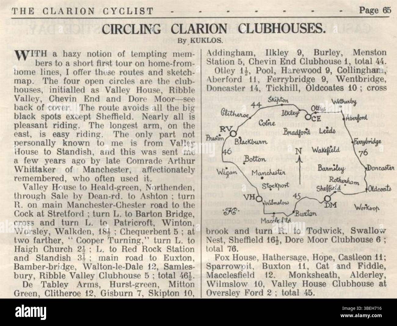 1936 newspaper article by Kuklos (Fitzwater Wray) featuring a hand ...