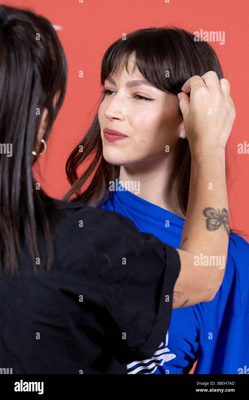 Madrid, Spain. 20th May, 2025. Actress Ursula Corberó attends "El ...