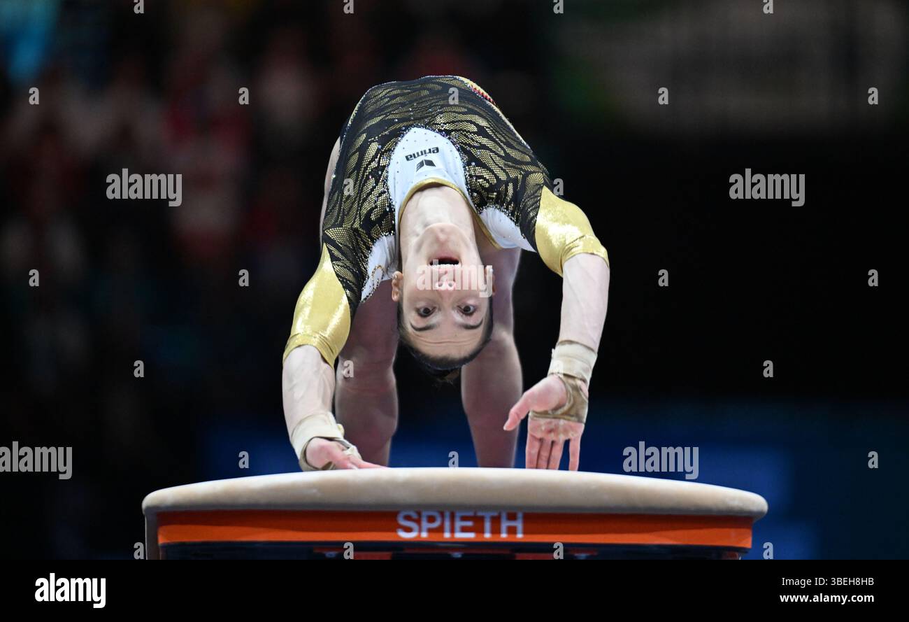 29 May 2025, Saxony, Leipzig: Gymnastics: European Championships ...