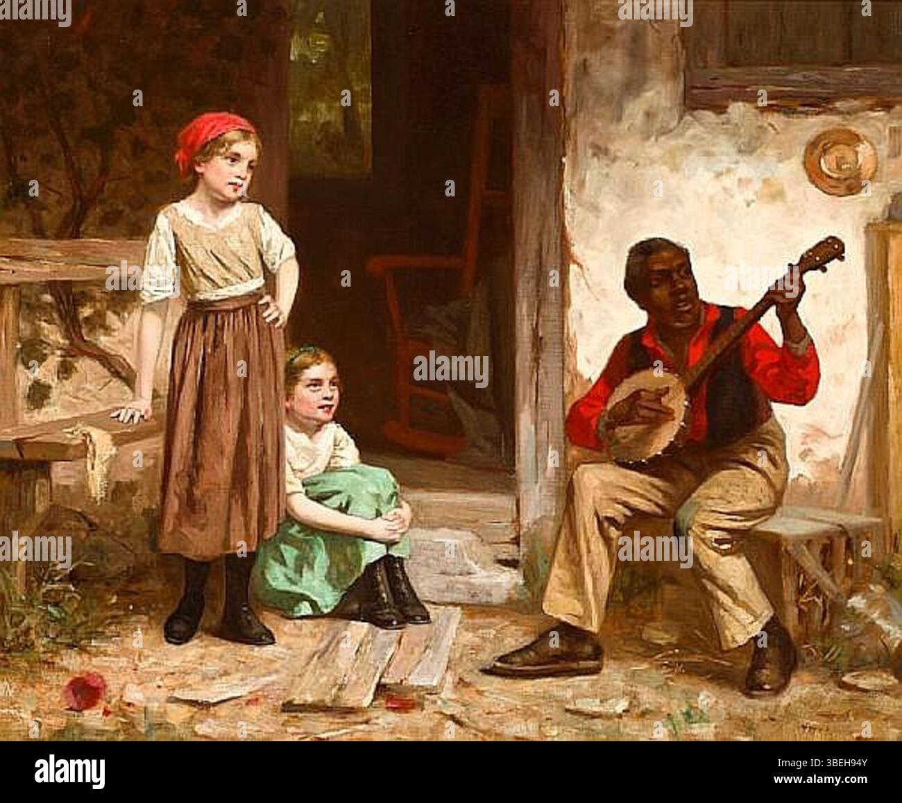 'The Banjo Player' by William Penn Morgan captures the lively ...