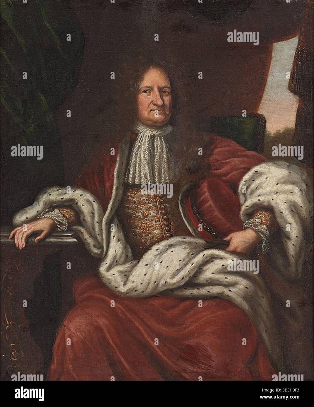 This painting by David Klöcker Ehrenstrahl depicts Count Lars ...