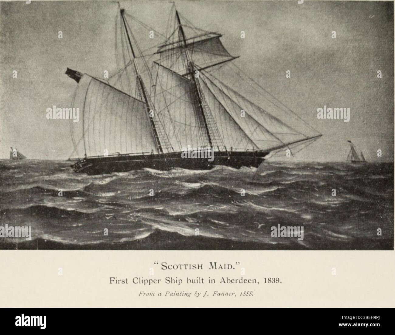 The *Scottish Maid* was a significant early clipper ship built in 1839 ...