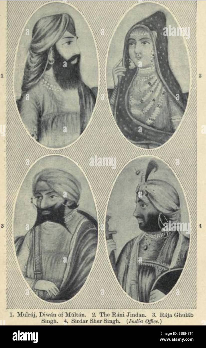 This collection of portraits includes notable figures from the Sikh ...