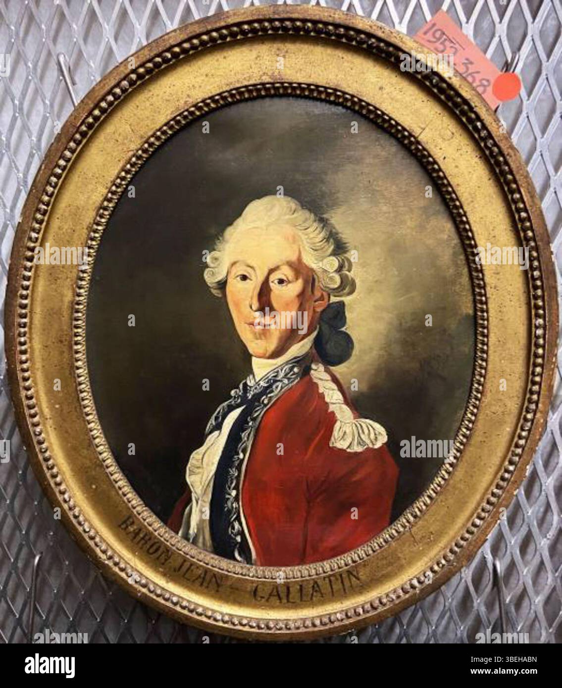 Jacques Mauny’s 1932 painting of Baron Jean de Gallatin, an 18th ...