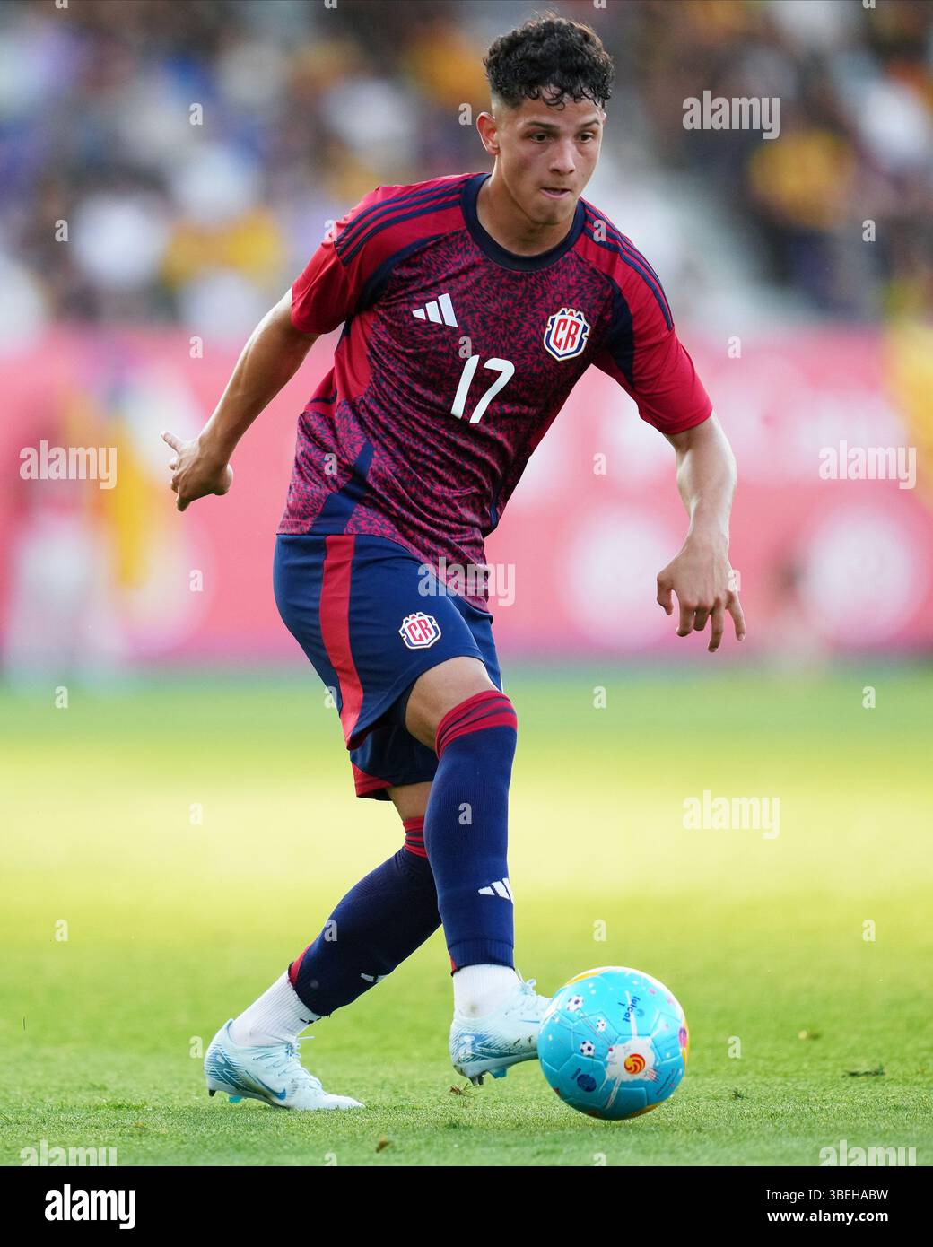 Warren Madrigal of Costa Rica during the friendly match between ...