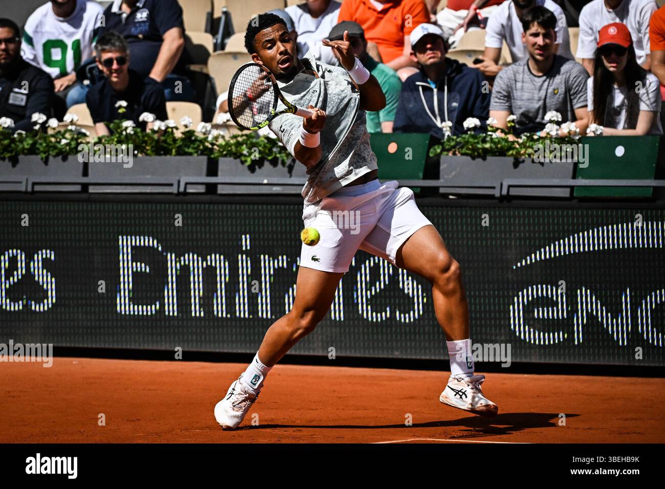 Arthur FILS of France during the fifth day of the Roland-Garros 2025, French Open, Grand Slam ...