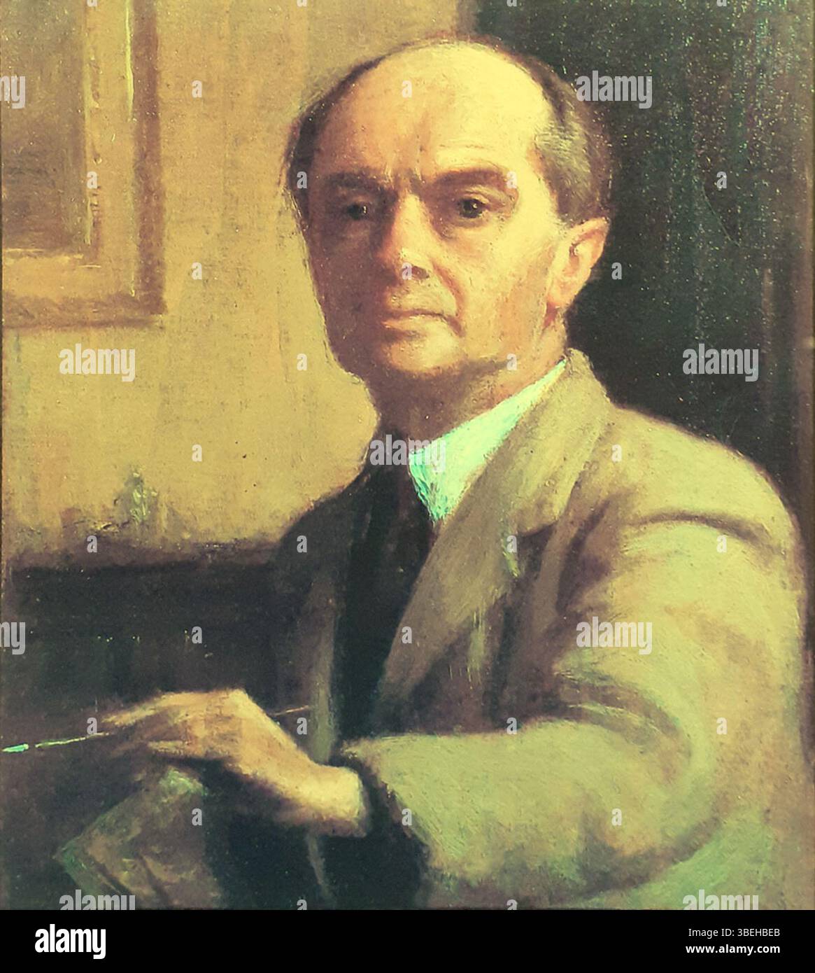 This 1936 self-portrait by Edward Francis Wells reflects the artist’s ...
