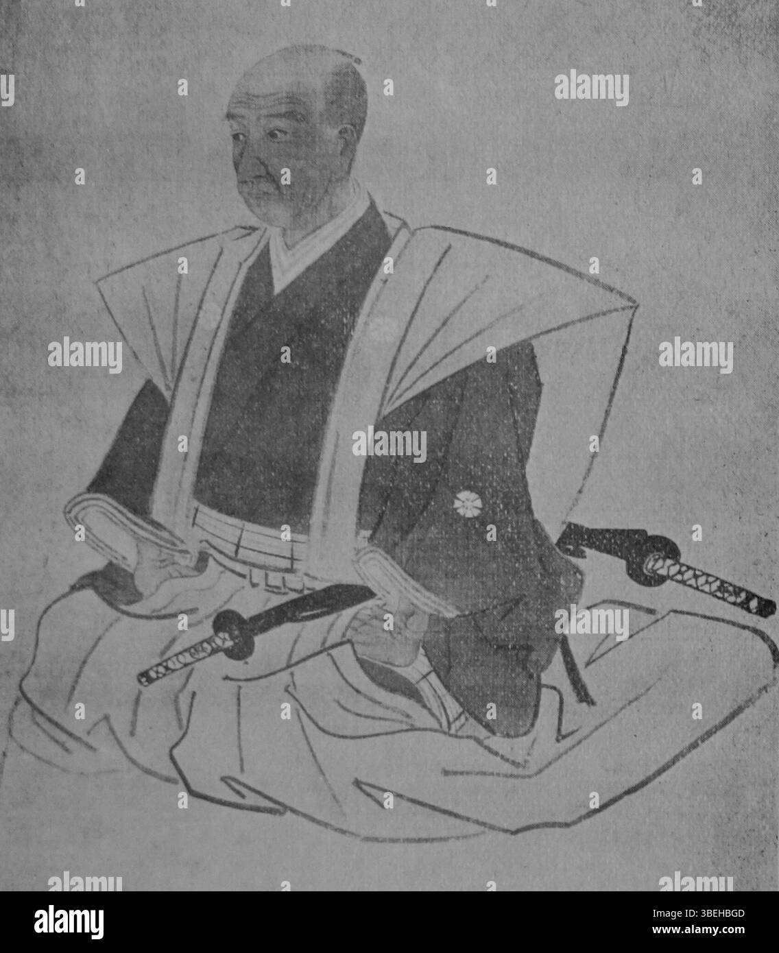 Historical representation in japanese art Black and White Stock Photos ...