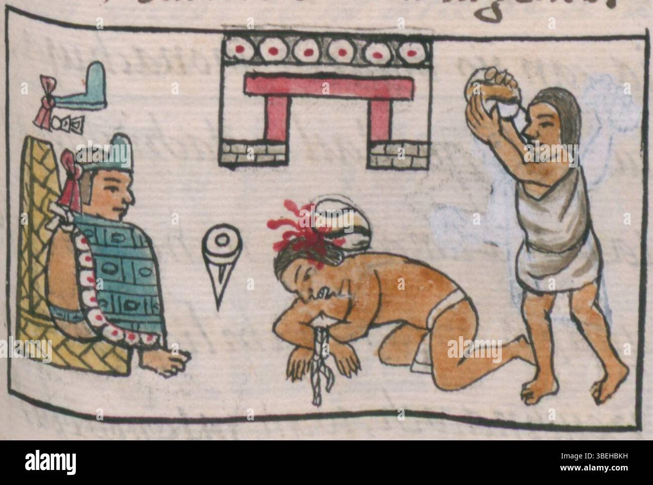 This illustration from the Florentine Codex, a 16th-century manuscript by Fray Bernardino de ...