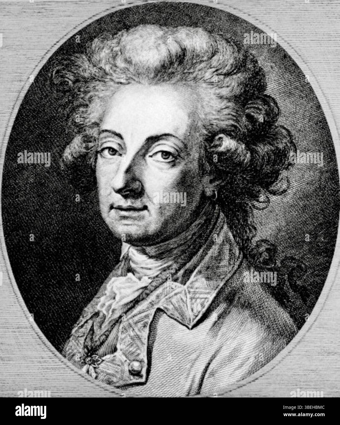 Antoine Cardon created an engraving after Charles Le Clercq's portrait ...