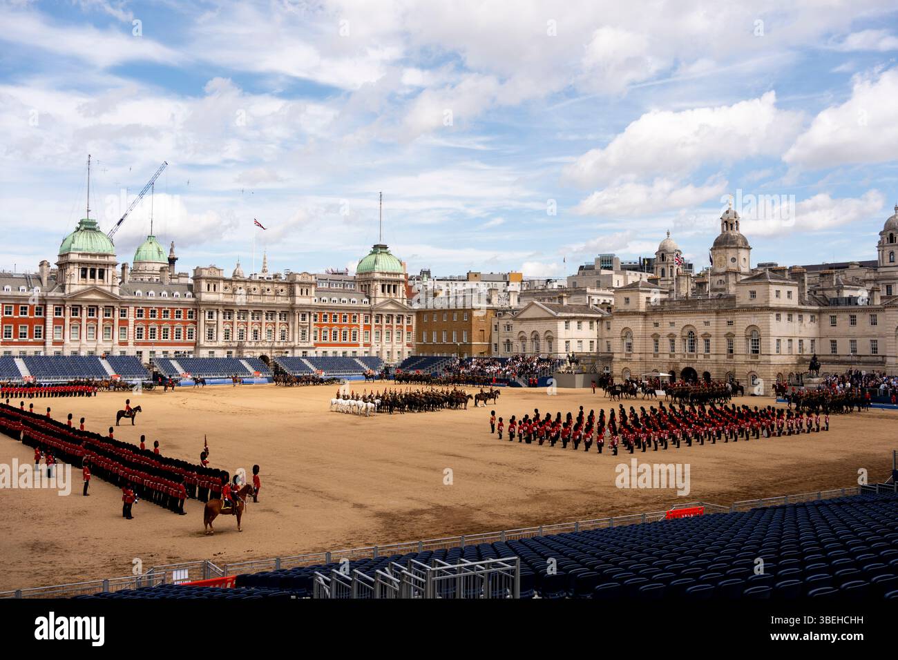 Members of the Household Cavalry taking part in the Brigade Major's ...
