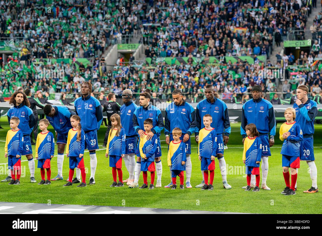 Wroclaw, Poland. 28th May, 2025. Chelsea FC before the Real Betis V ...