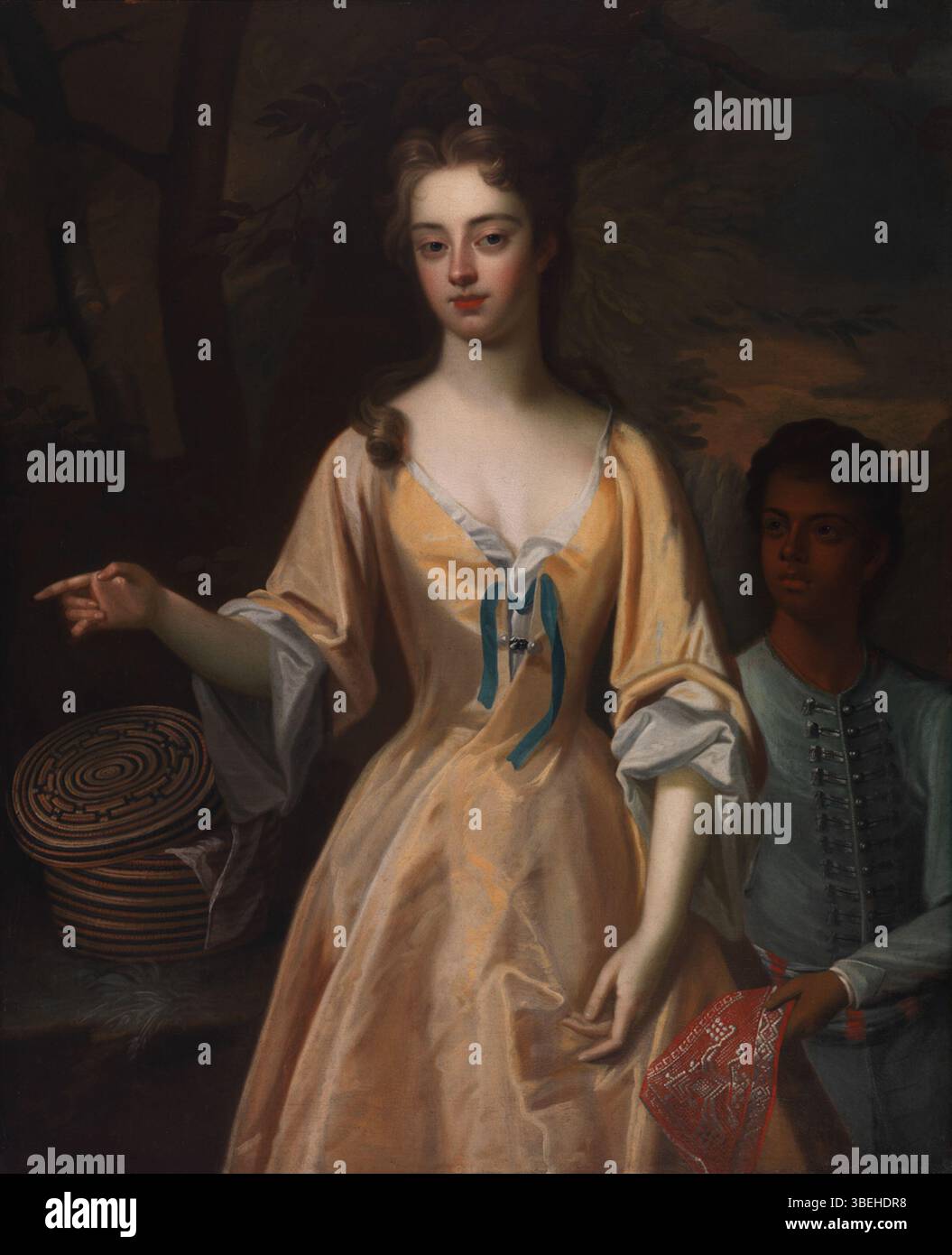 This 1716 portrait depicts Lucy Parke Byrd, the wife of William Byrd II ...