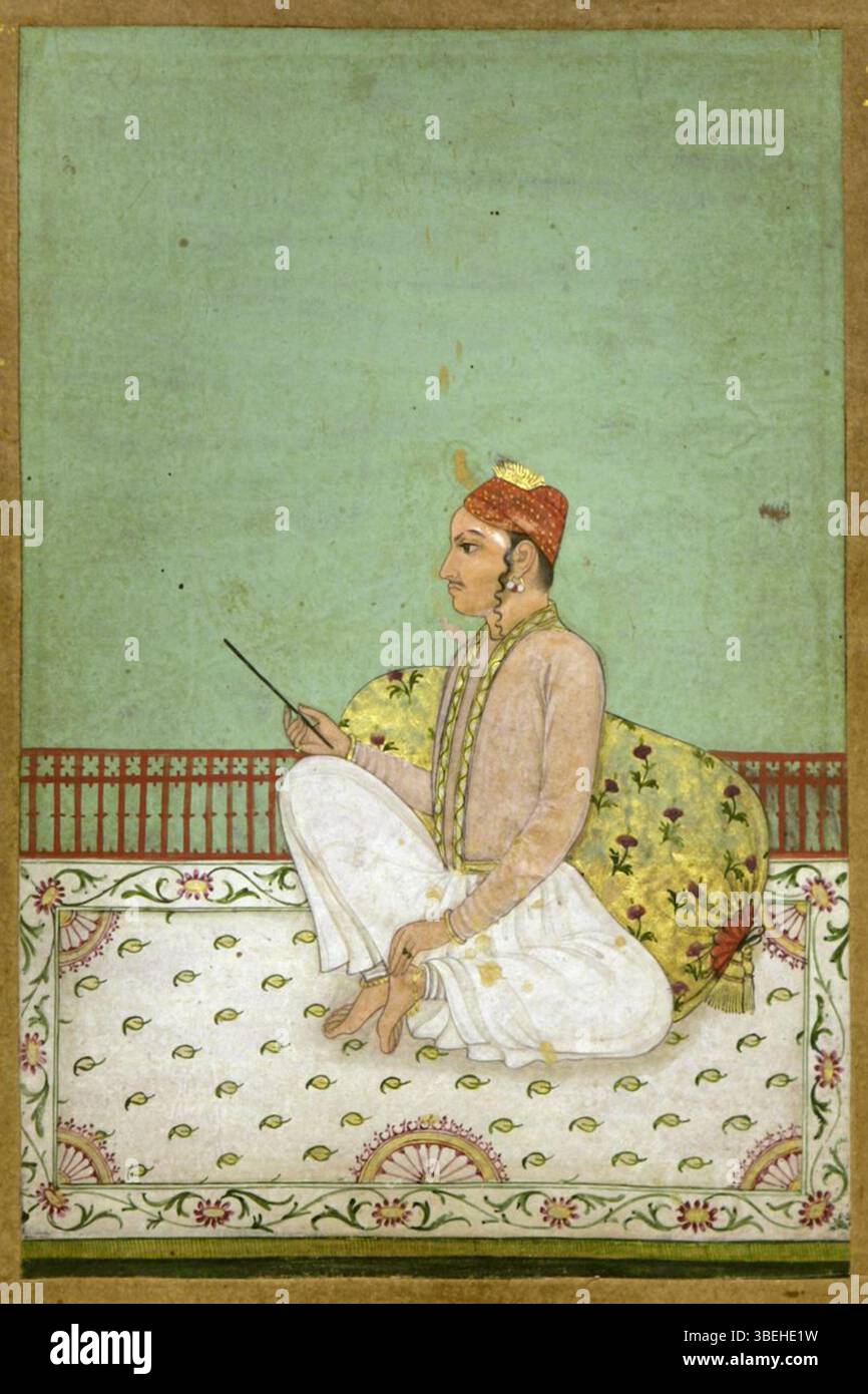 This late 17th-century portrait of Guru Gobind Singh, housed in the ...