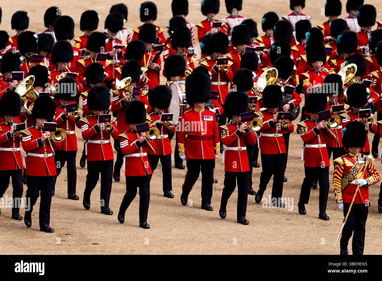 Members of the Household Cavalry taking part in the Brigade Major's ...