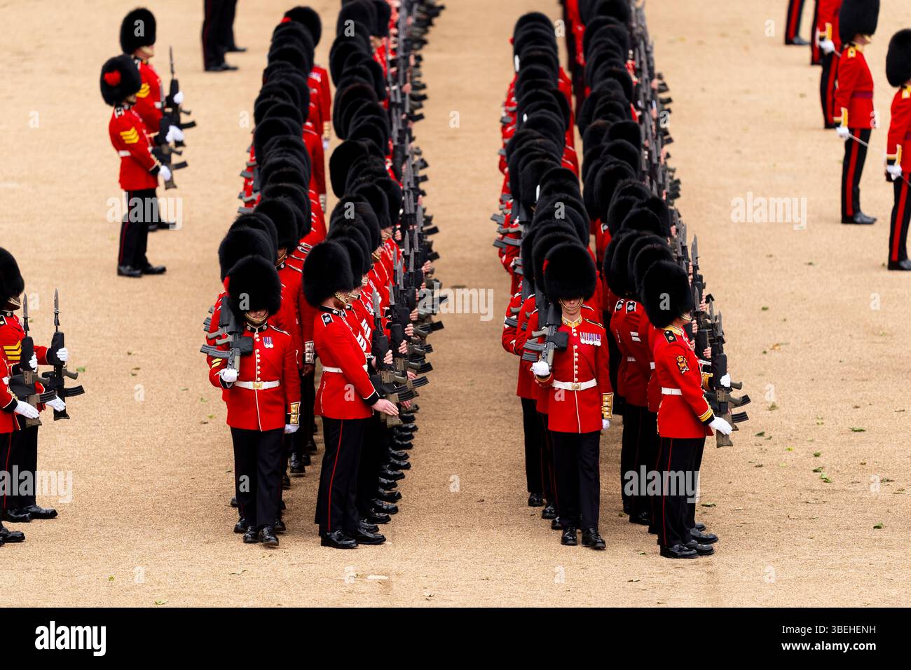 Members of the Household Cavalry taking part in the Brigade Major's ...