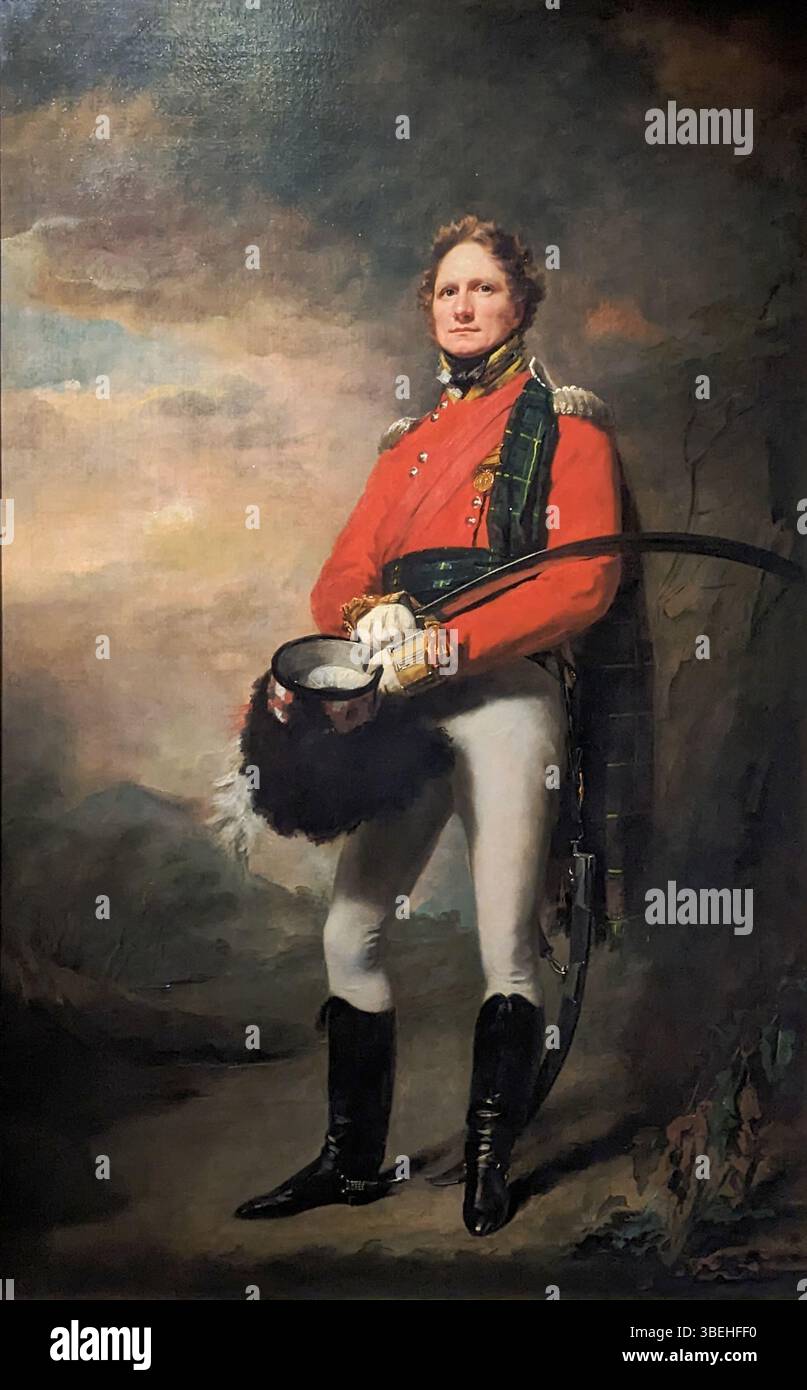This portrait by Henry Raeburn (1756–1823) depicts Major James Lee ...