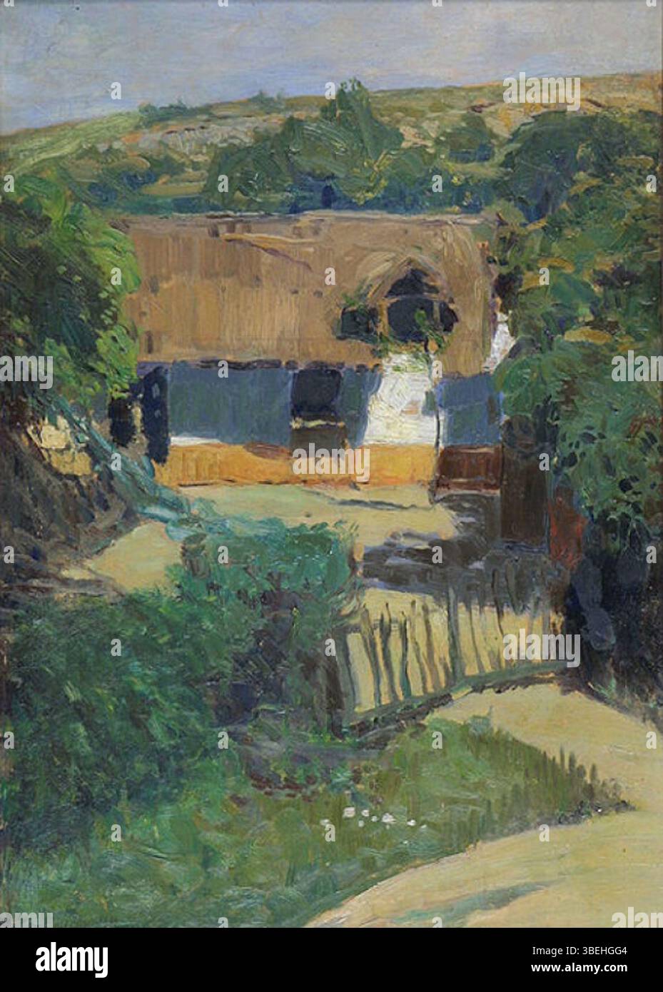 This painting by Jindich Bubeníek, created in 1900, depicts a ...