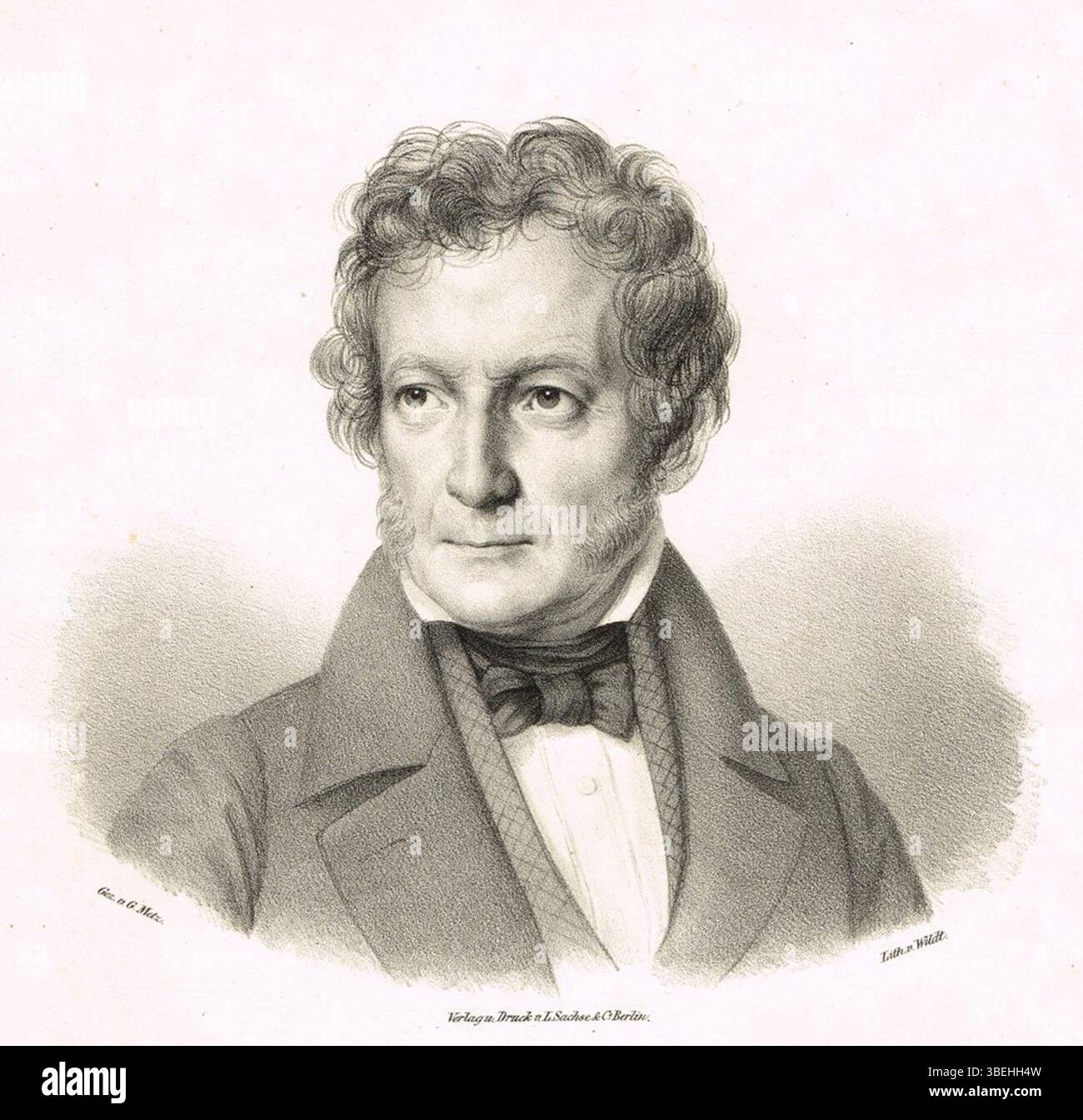 This portrait of Ludwig Berger, a German pianist and composer, was ...